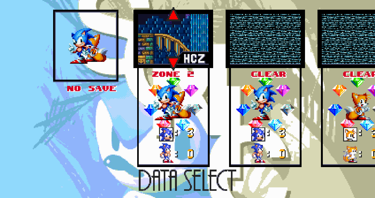 Data Select Customizer - Update v2.0.4 (bugfix) Mod for Sonic 3 A.I.R ...