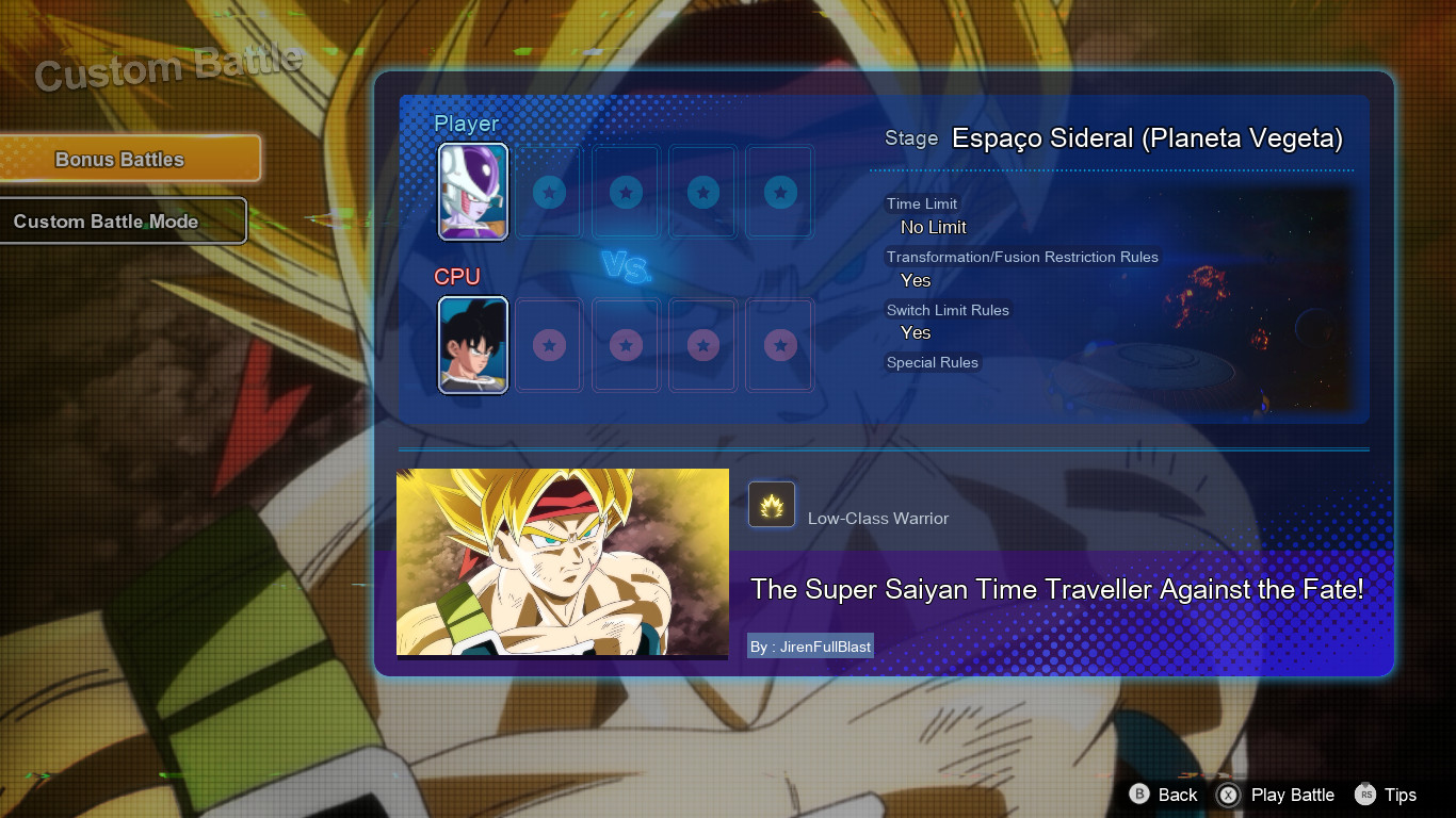 Custom Battle Bardock SSJ Vs Frieza Mod for Dragon Ball: Sparking! ZERO ...