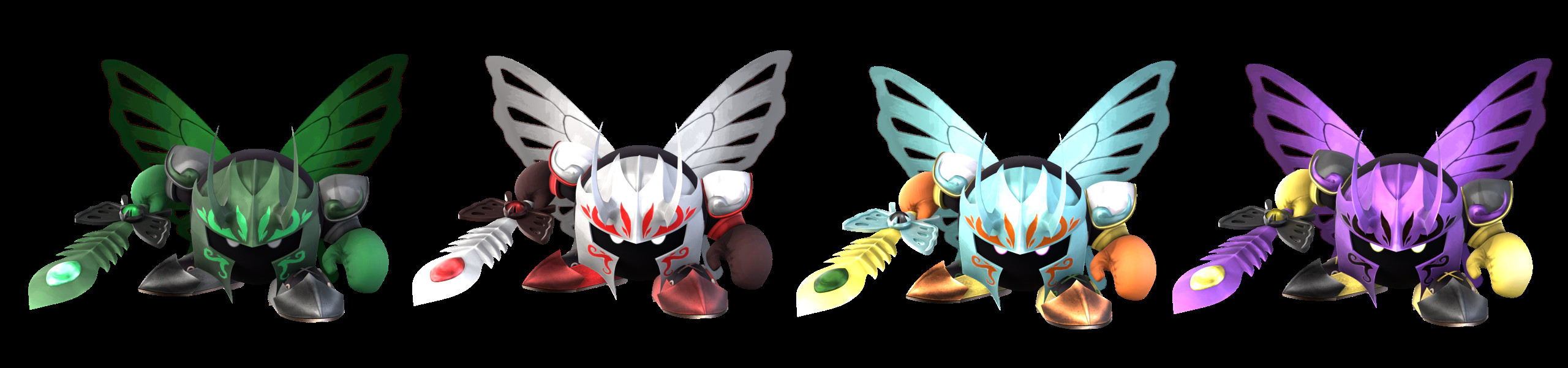 Morpho Knight Recolor Pack Mod for Super Smash Bros. Brawl | Brawl Mods
