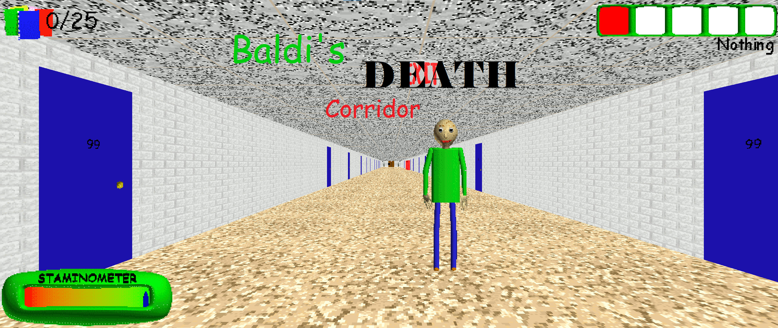 (0.10.X) Death Corridor Mod for Baldi's Basics | Baldi Mods