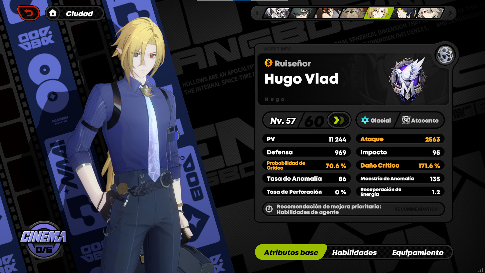 Hugo Vlad without his jacket Mod for Zenless Zone Zero | ZZZ Mods