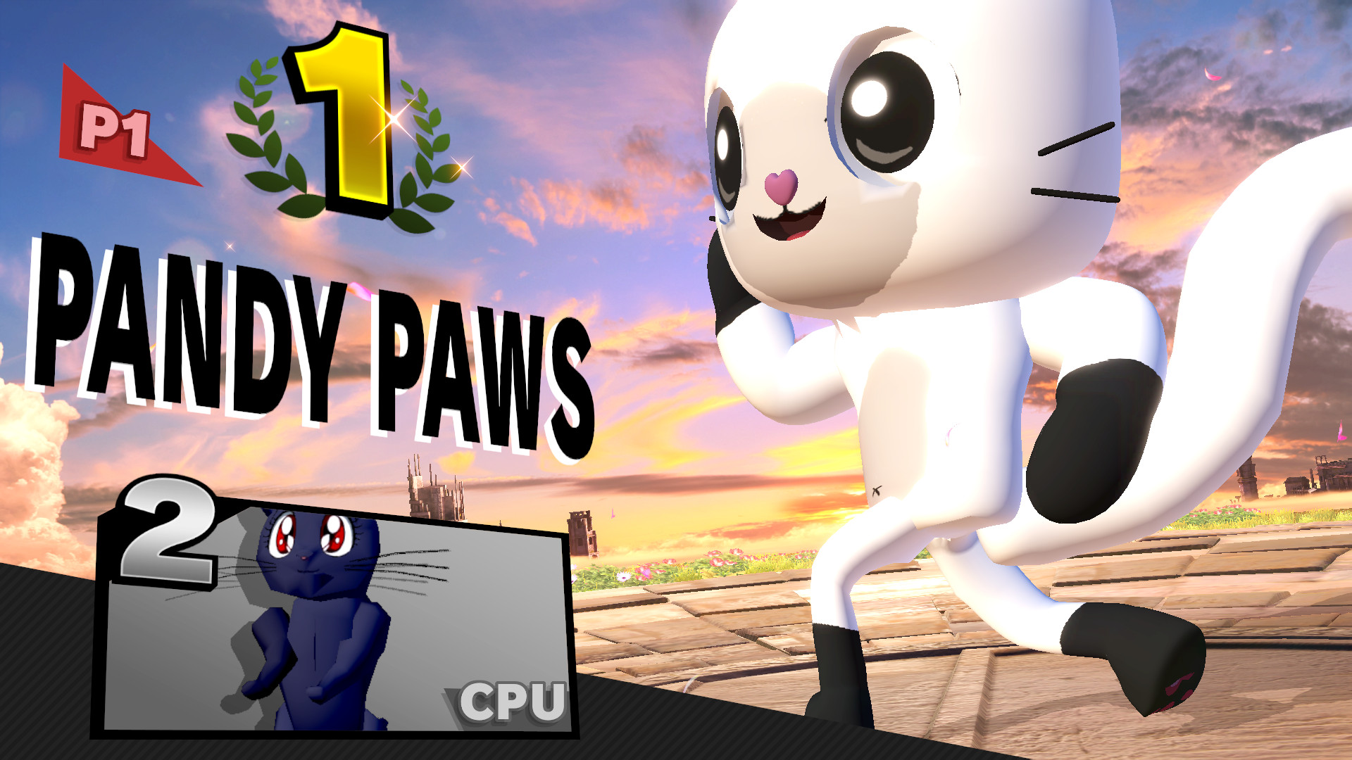 Pandy Paws over Mario (Request) Mod for Super Smash Bros. Ultimate | SSBU Mods