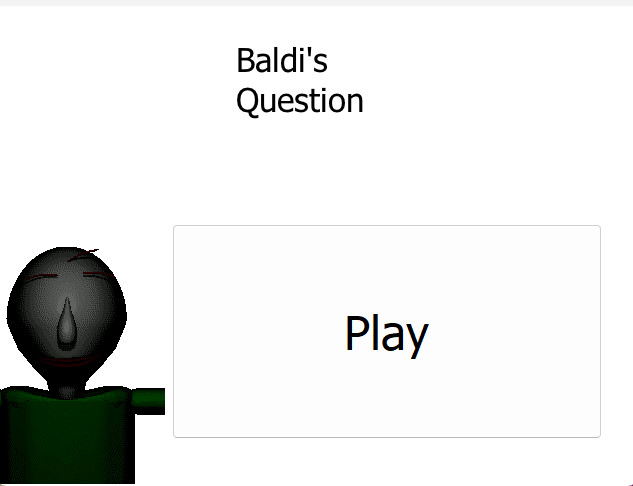 Baldi's Question Mod for Baldi's Basics | Baldi Mods