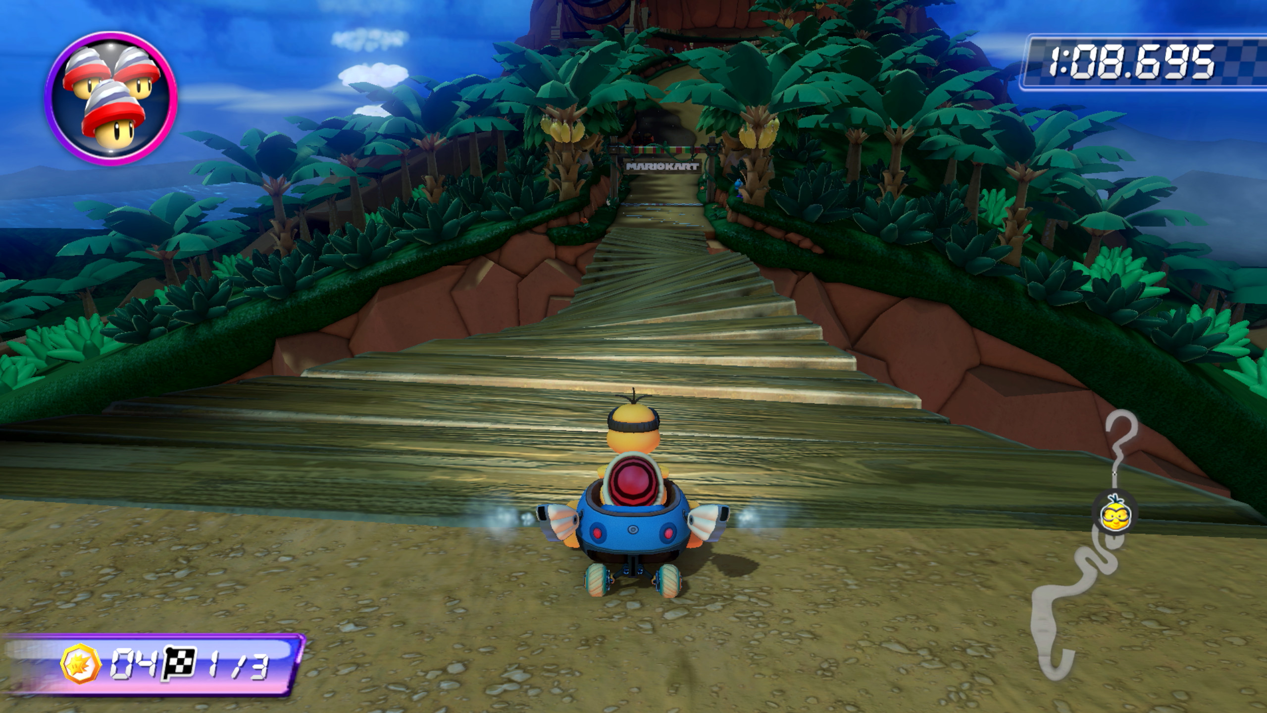 GCN DK Mountain at night Mod for Mario Kart 8 Deluxe | MK8D Mods