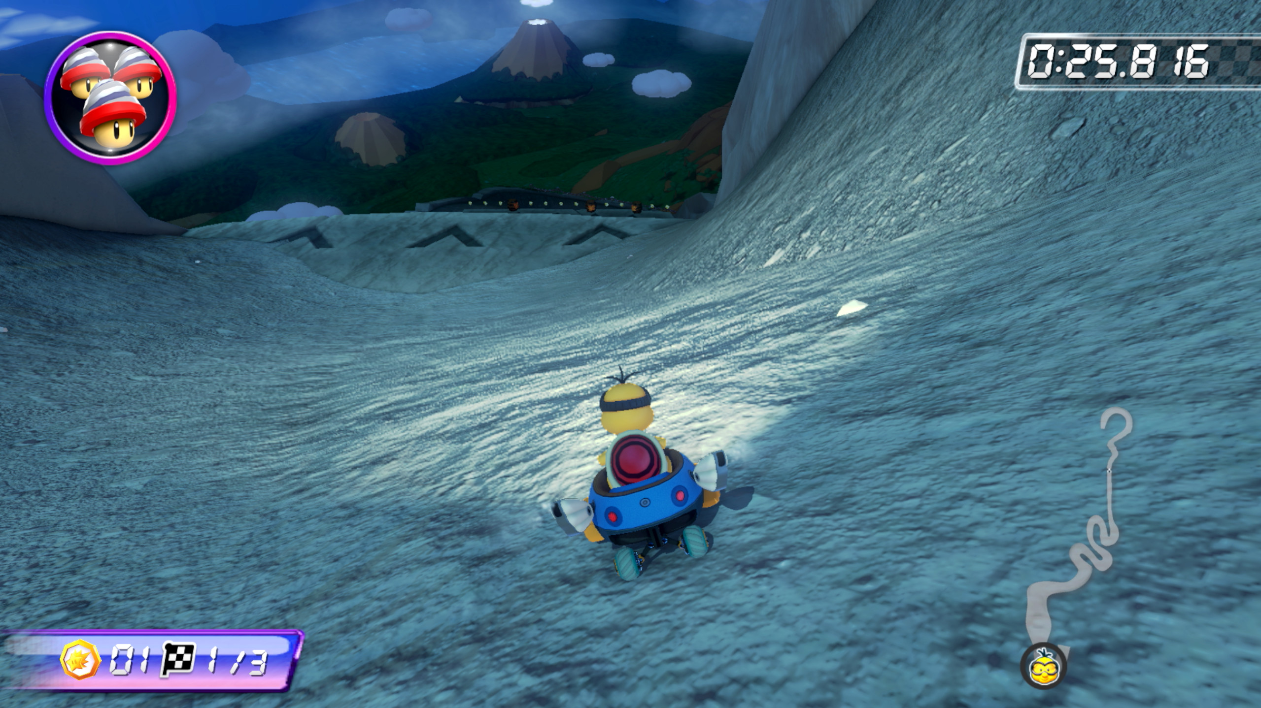 GCN DK Mountain at night Mod for Mario Kart 8 Deluxe | MK8D Mods