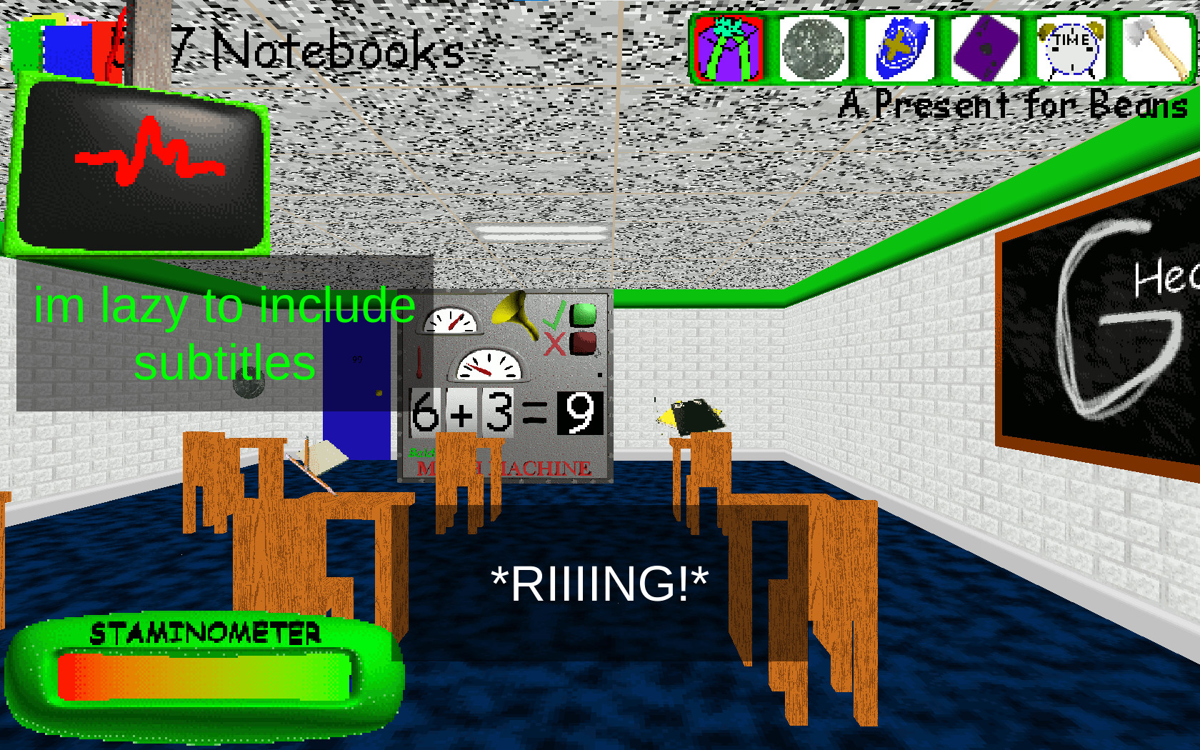 Sam Advanced Mouth Annoucing Events! Mod for Baldi's Basics | Baldi Mods