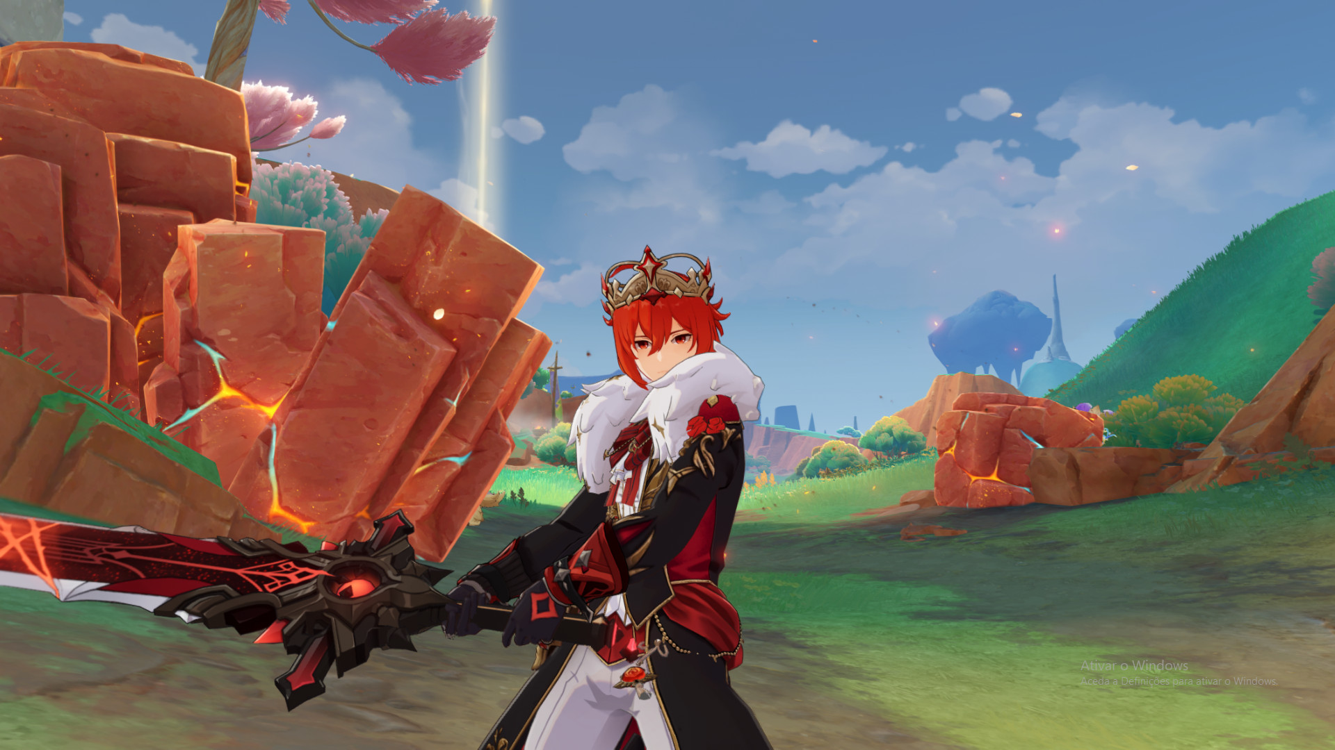 Royalty Diluc Mod for Genshin Impact | GI Mods