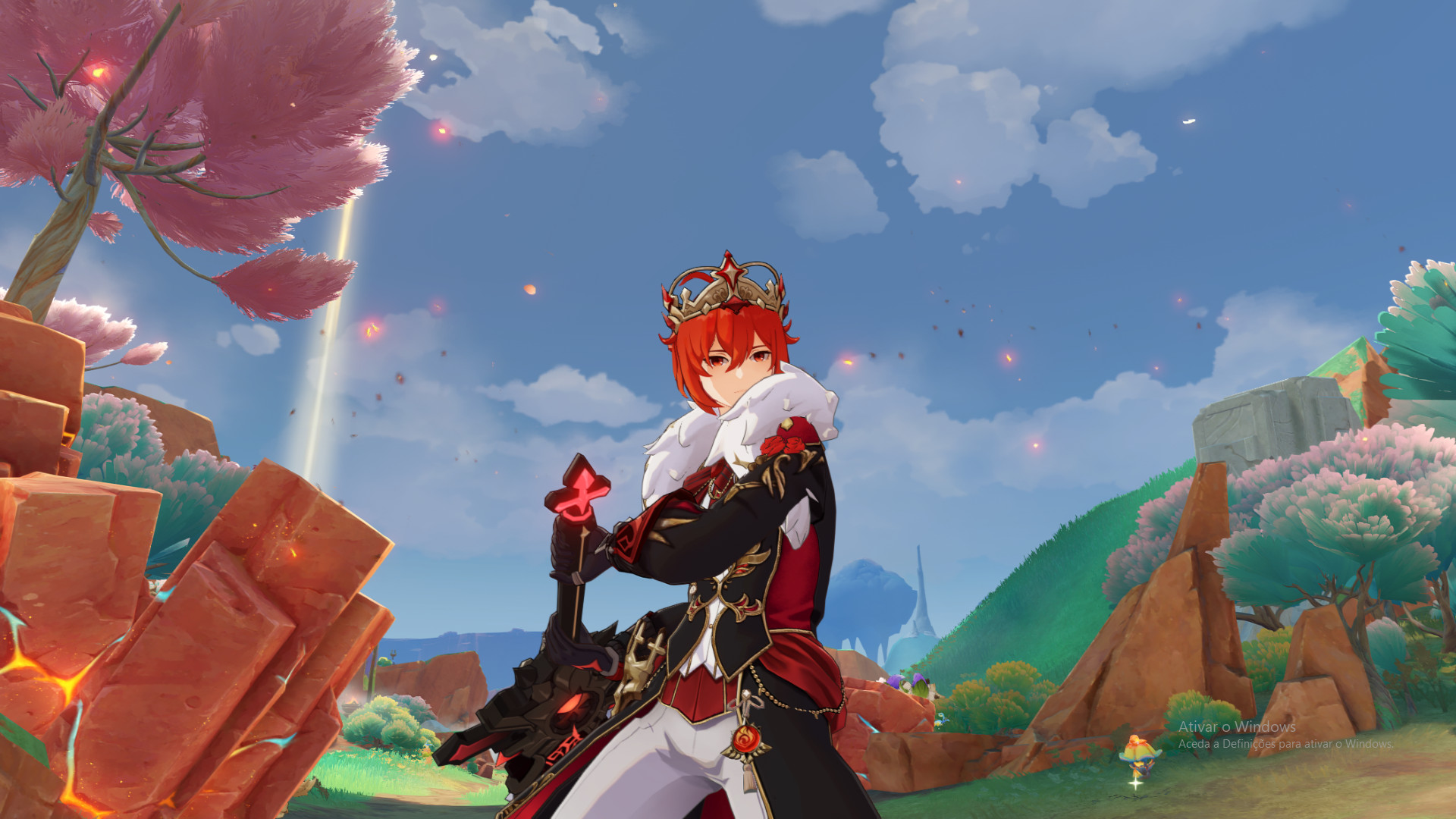 Royalty Diluc Mod for Genshin Impact | GI Mods