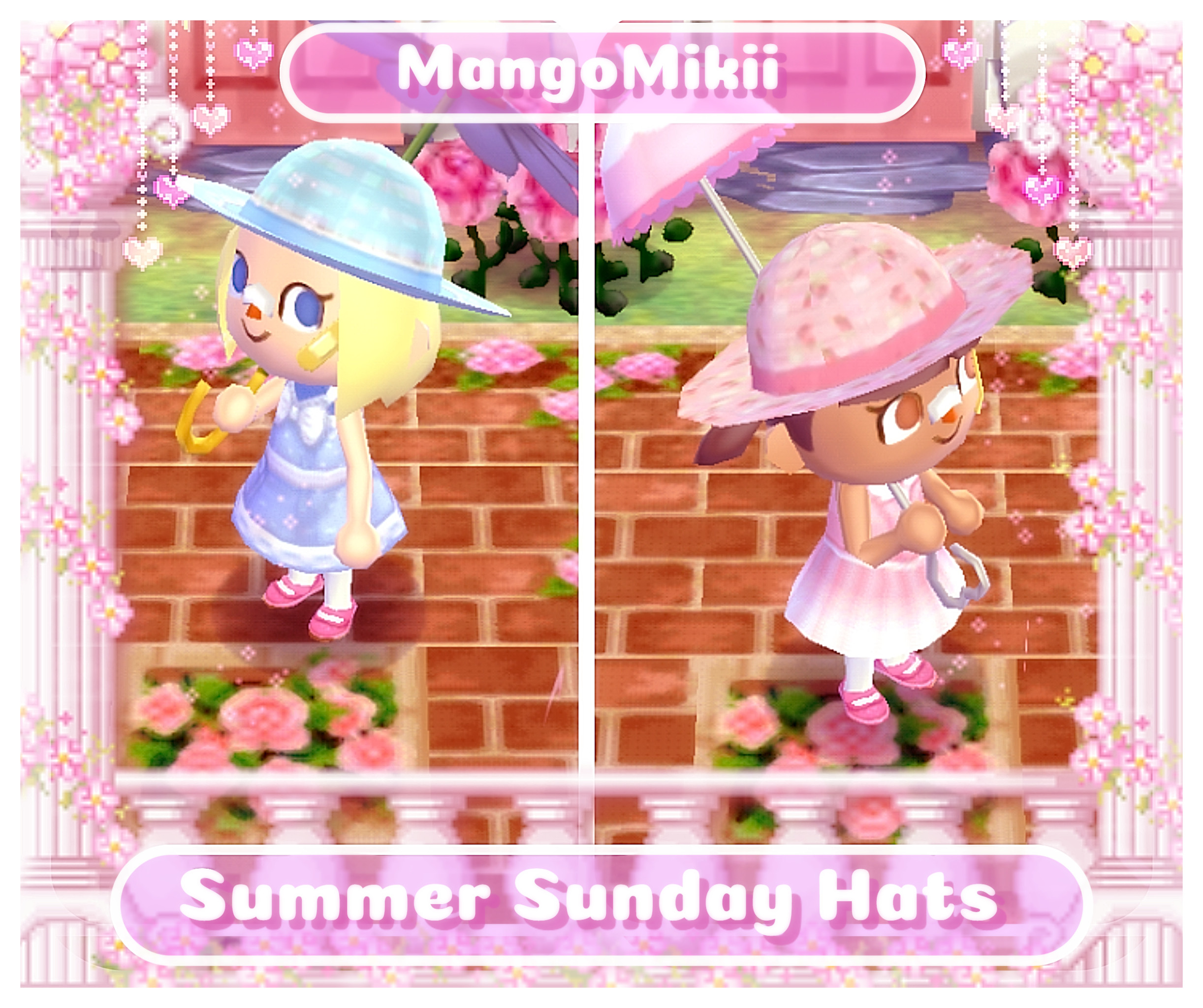 ♡Summer Sunday Hats♡ Mod for Animal Crossing: New Leaf | AC:NL Mods