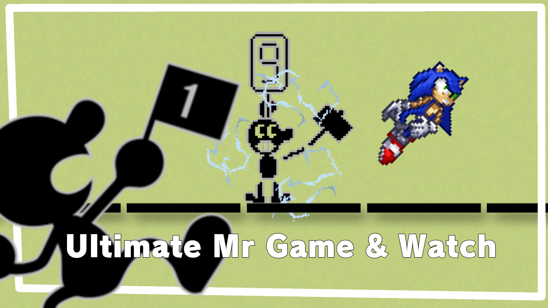 [Beta 1.4] Smash Ultimate Mr. Game & Watch Mod for Super Smash Flash 2 ...
