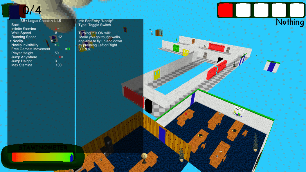 (0.10.X) BB+ Logus Mod Menu Mod for Baldi's Basics | Baldi Mods