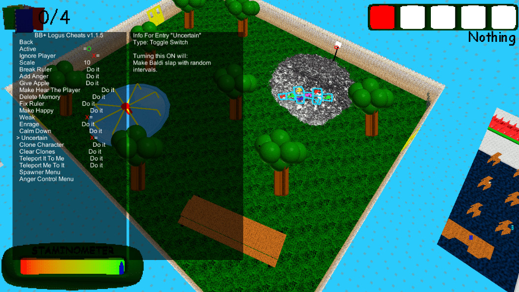 (0.10.X) BB+ Logus Mod Menu Mod for Baldi's Basics | Baldi Mods