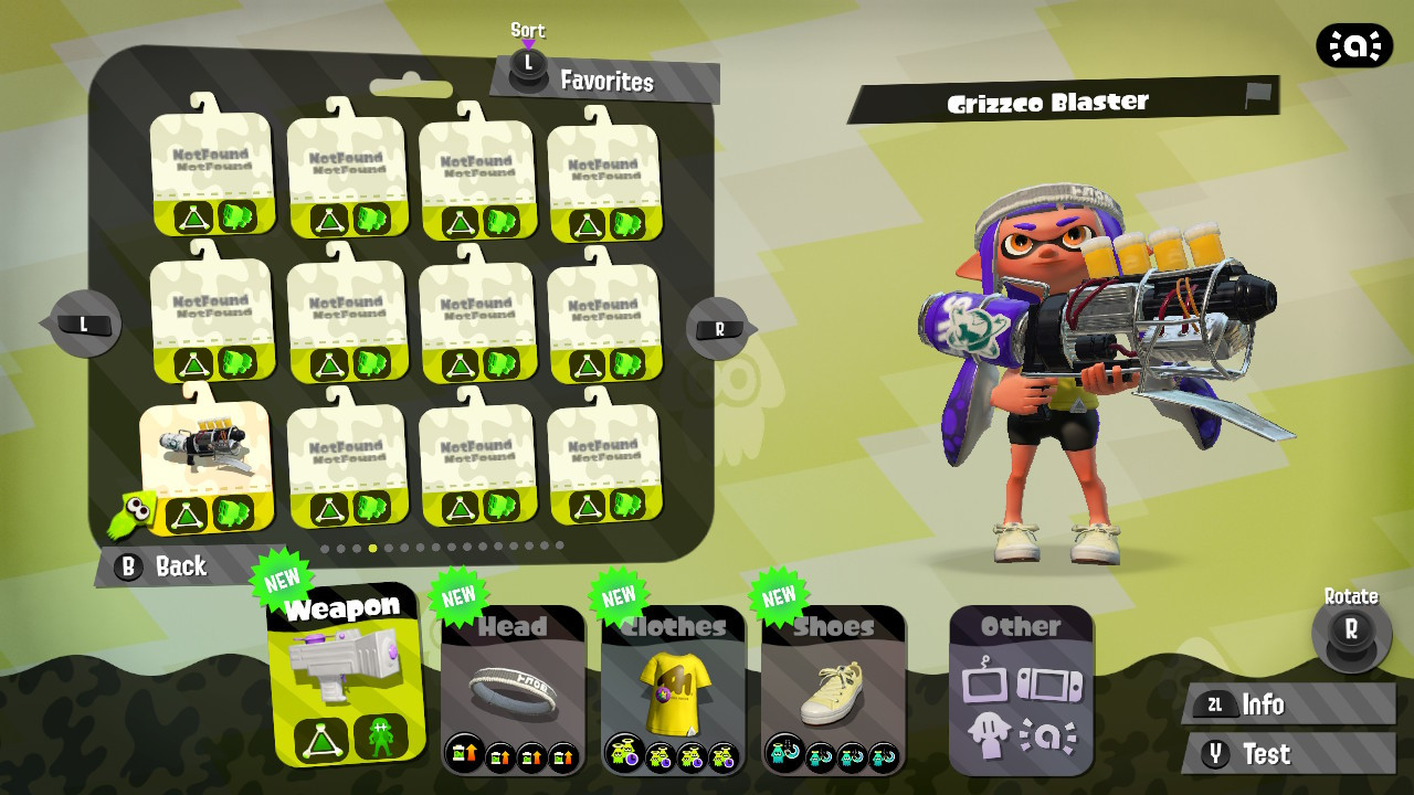 Hidden Gear + Weapons Mod for Splatoon 2 | Splatoon 2 Mods