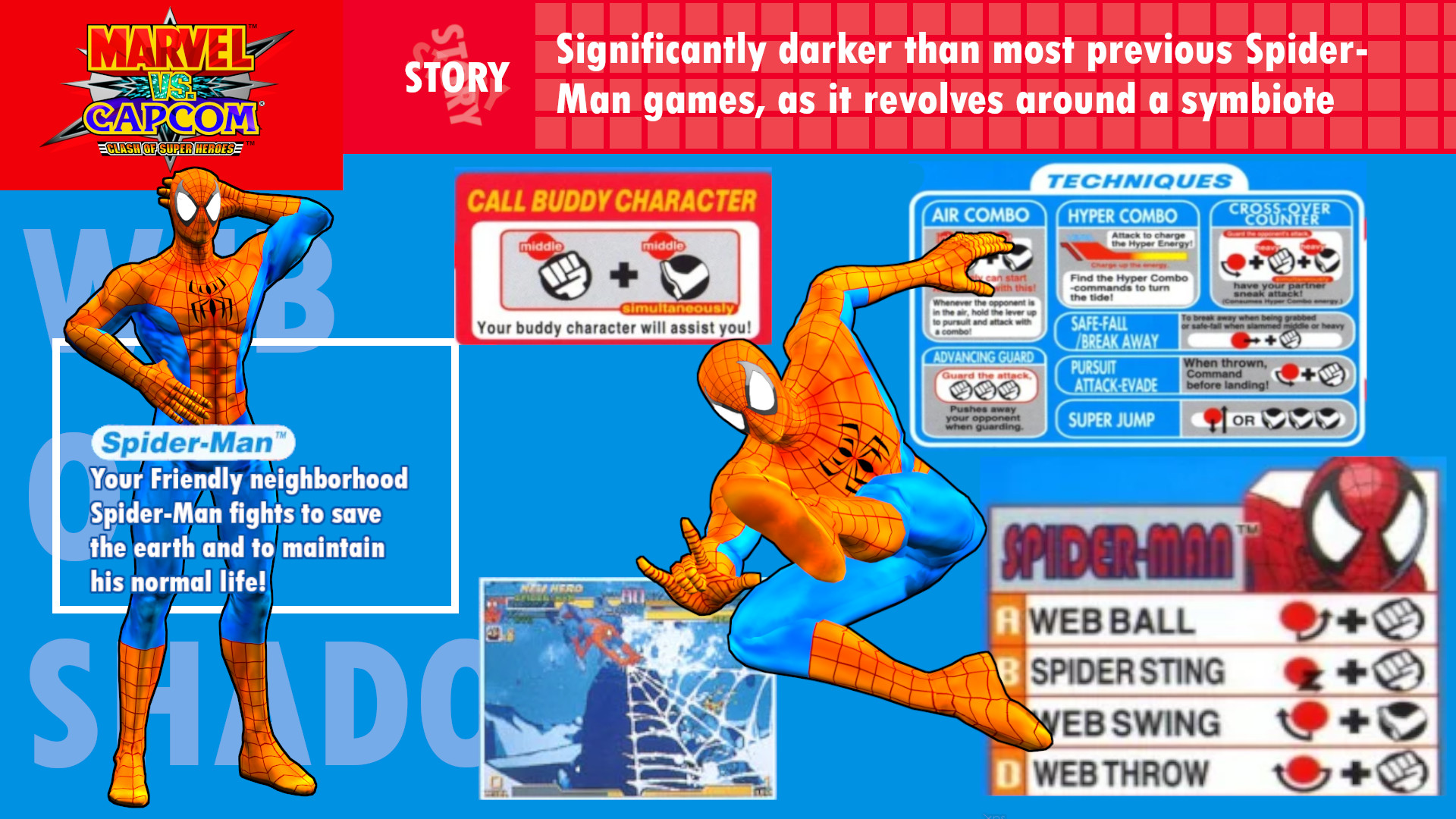 Spider-Rap's Marvel Vs Capcom Spider-Man Mod for Spider-Man: Web of ...