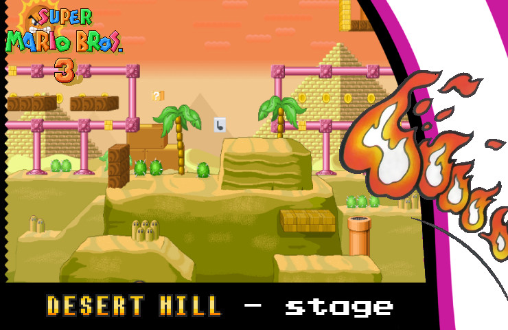Super Mario Bros. 3 - Desert Hill (9.5/CMC+) Mod for Super Smash Bros ...
