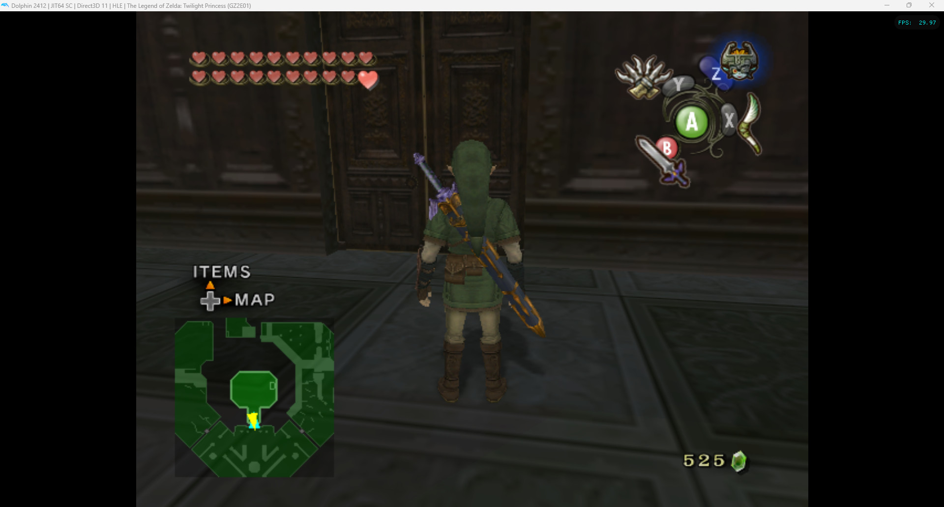 Unhanded Hylian Shield Mod for The Legend of Zelda: Twilight Princess | LoZ:TP Mods