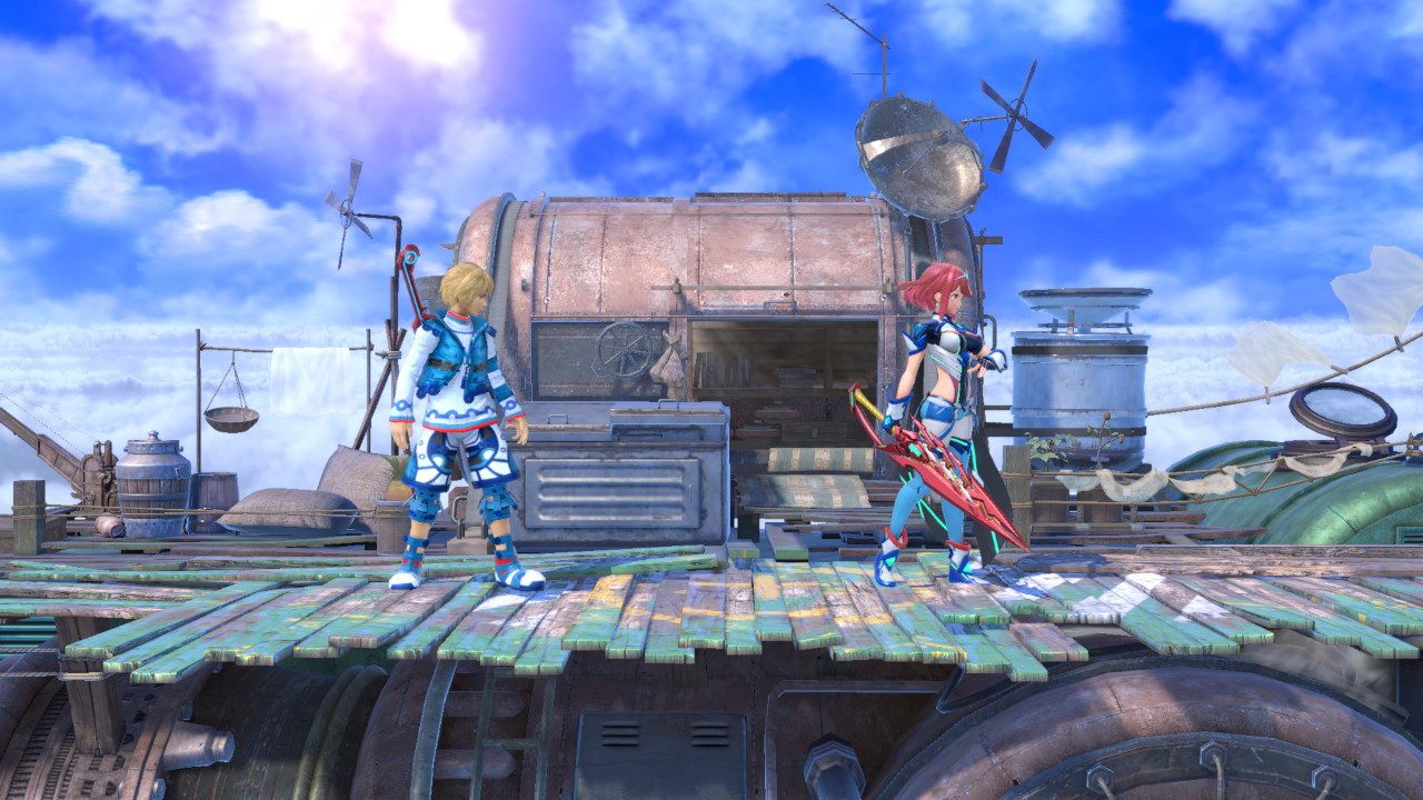Shulk pyra's blue recolor Mod for Super Smash Bros. Ultimate | SSBU Mods