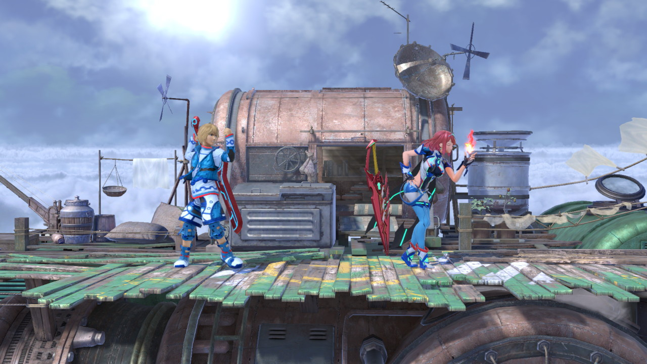 Shulk pyra's blue recolor Mod for Super Smash Bros. Ultimate | SSBU Mods