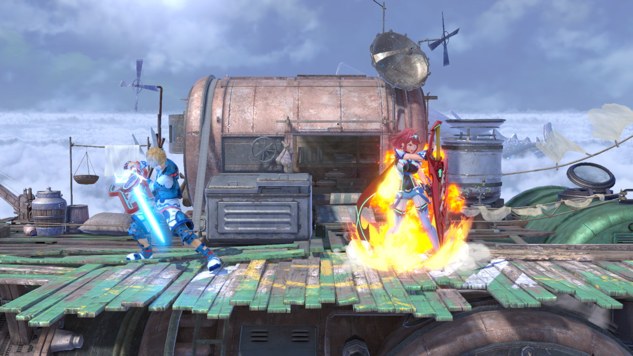 Shulk pyra's blue recolor Mod for Super Smash Bros. Ultimate | SSBU Mods