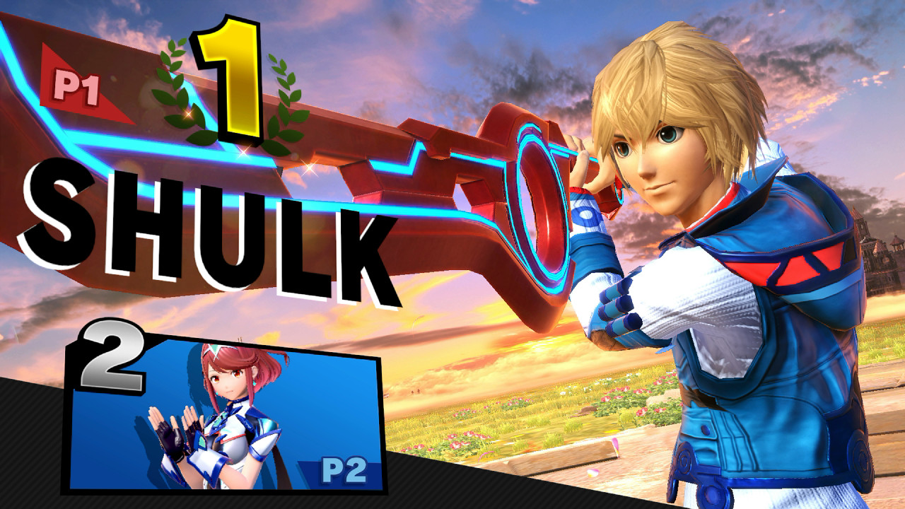Shulk pyra's blue recolor Mod for Super Smash Bros. Ultimate | SSBU Mods