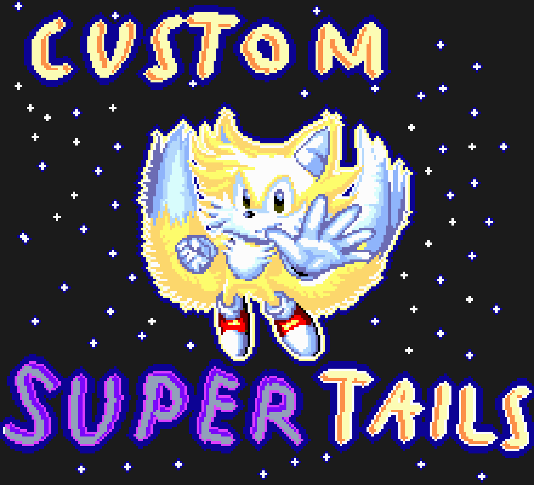 Custom Supertails Sprites (Remaster) Mod for Sonic 3 A.I.R. | S3AIR Mods
