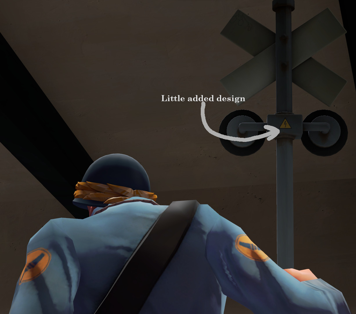 A rather insulting sign (Crossing Guard Reskin) Mod for Team Fortress 2 ...