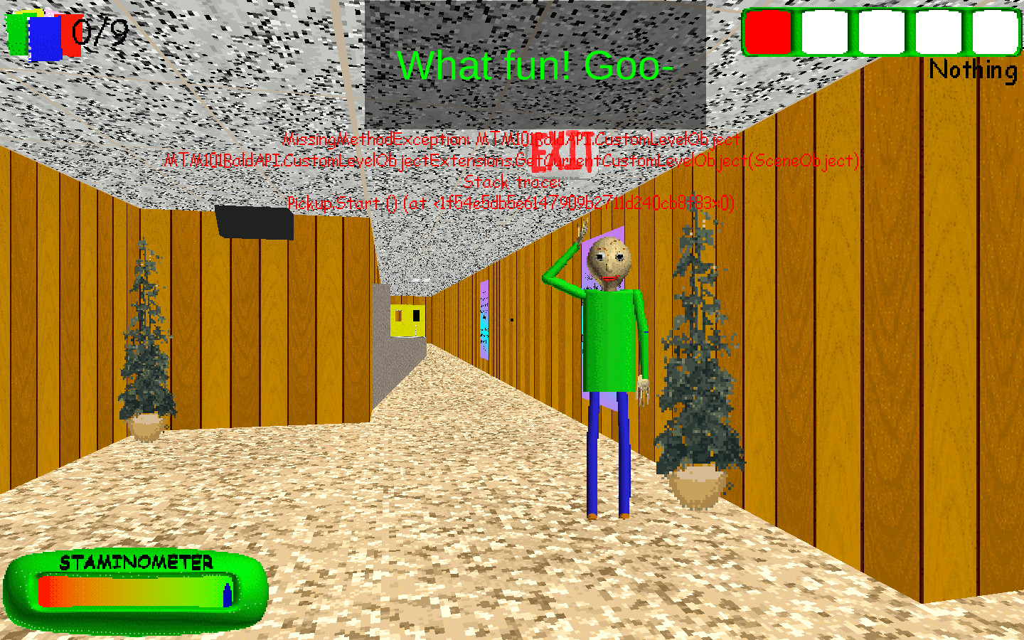 Saloon Walls In 0.12.X! Mod for Baldi's Basics | Baldi Mods