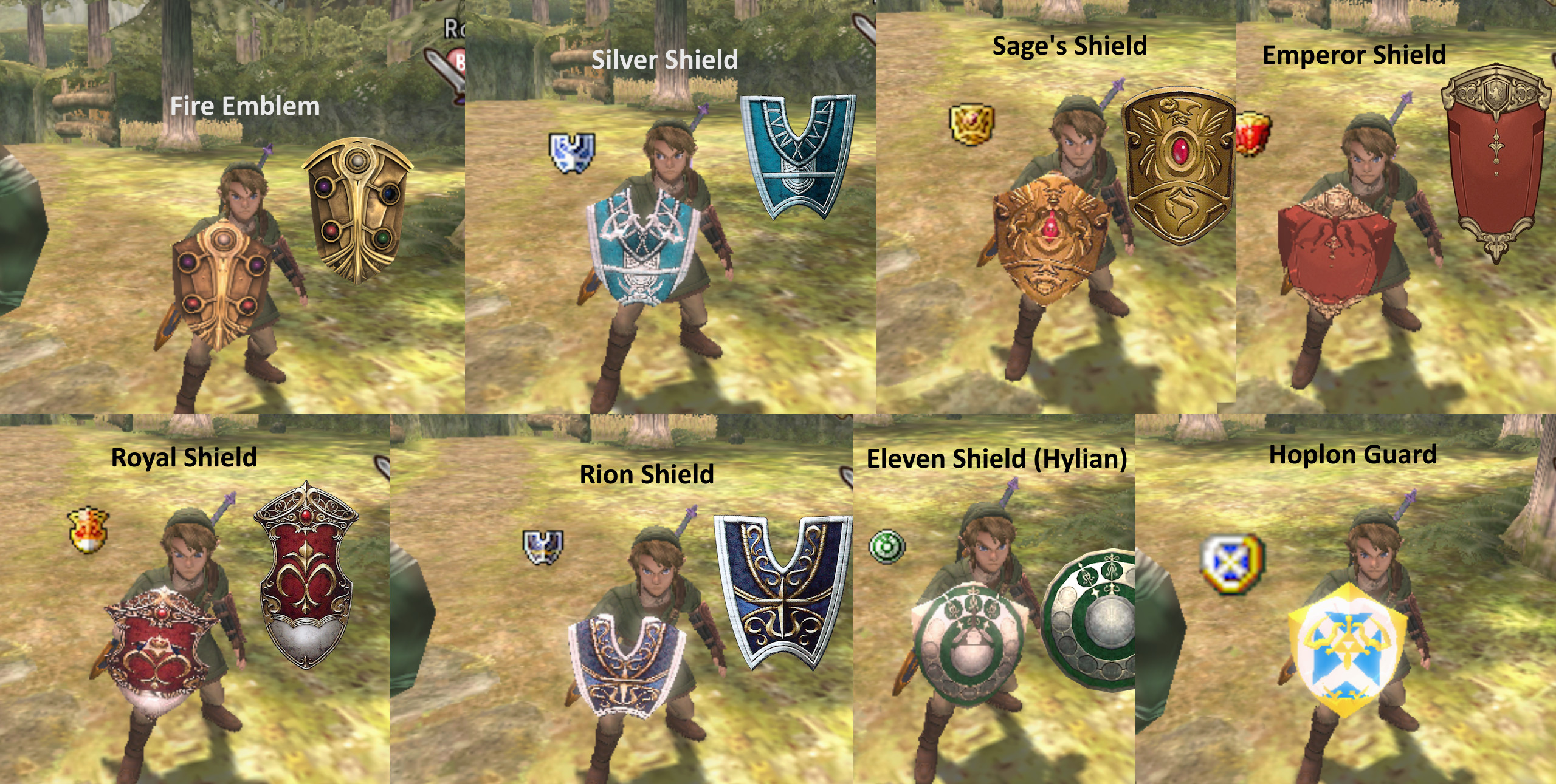 Hylian Shield || Fire Emblem Shields Mod for The Legend of Zelda: Twilight Princess | LoZ:TP Mods