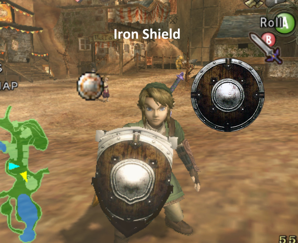 Wooden Shield || Fire Emblem Shields Mod for The Legend of Zelda: Twilight Princess | LoZ:TP Mods