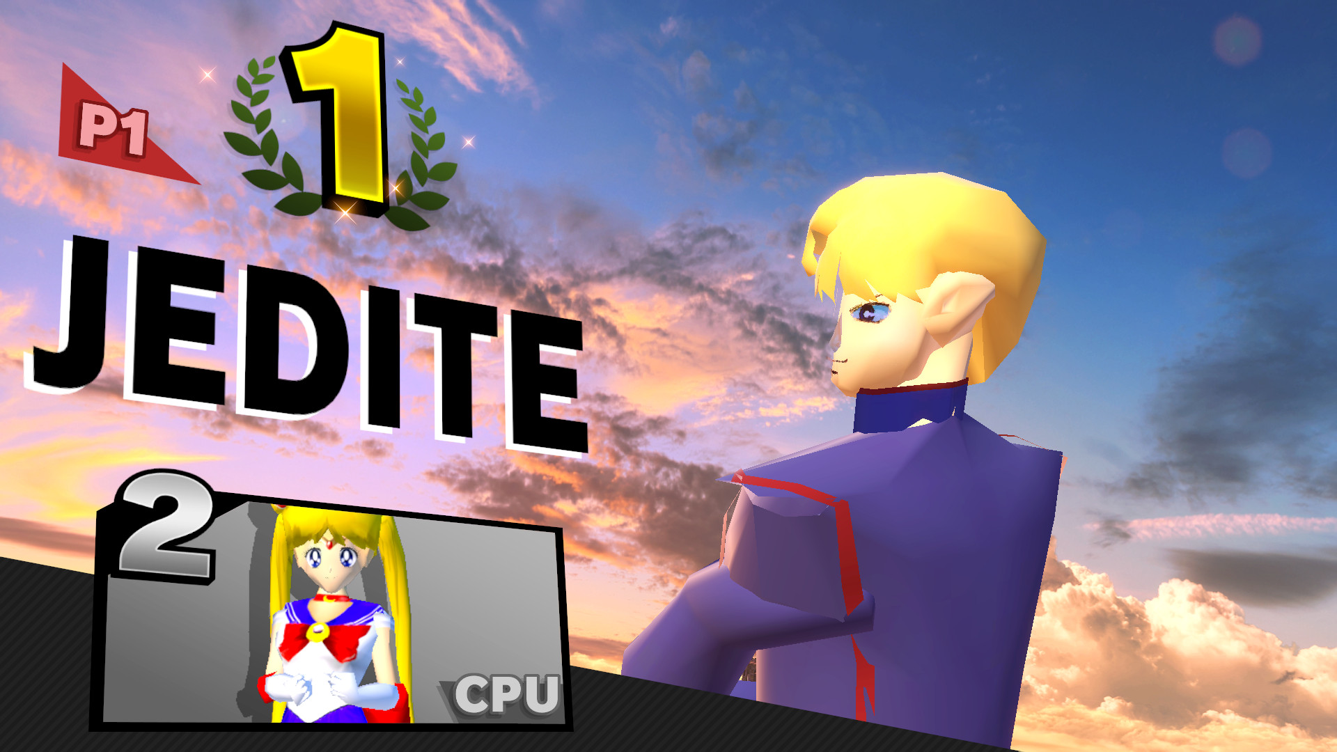 Jedite (Sailor Moon) over Mewtwo Mod for Super Smash Bros. Ultimate ...