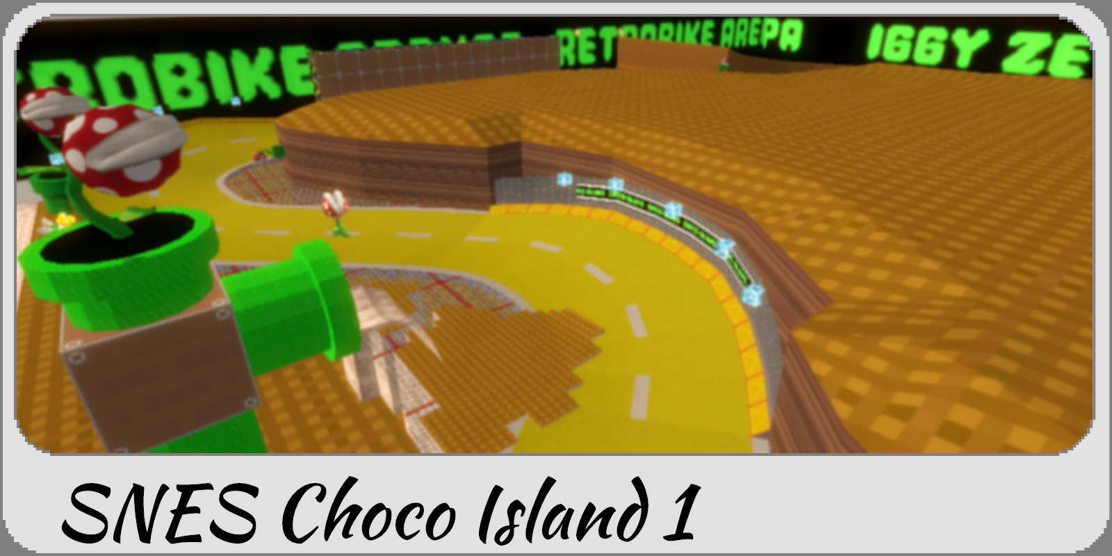 SNES Choco Island 1,2 and 3!! Mod for Mario Kart Wii | MKWii Mods