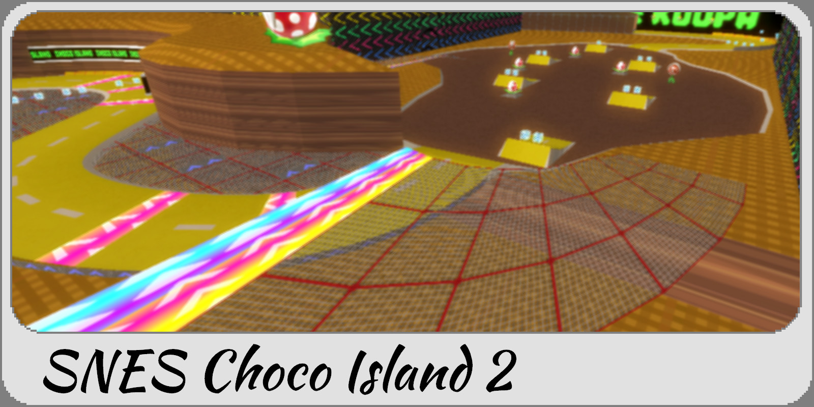SNES Choco Island 1,2 and 3!! Mod for Mario Kart Wii | MKWii Mods