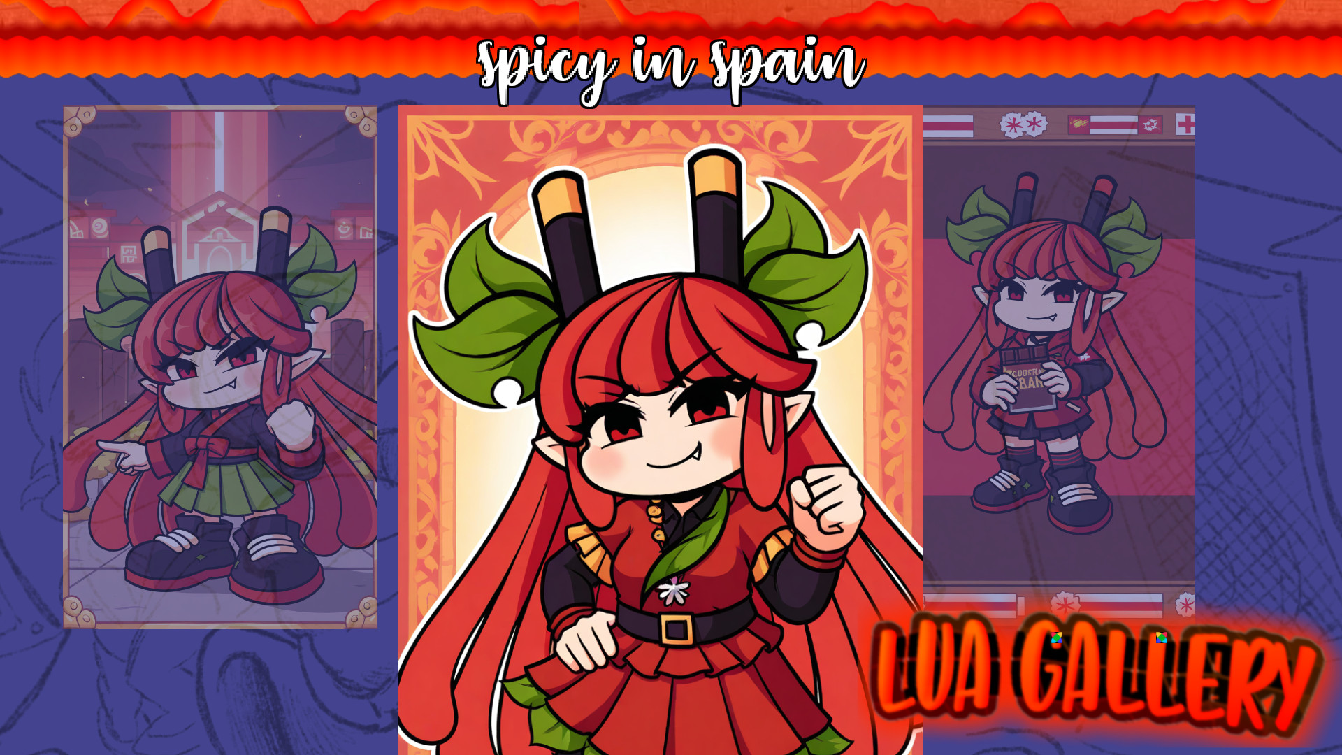 AKAGE BUT SPICY AND SMOL SPICY SING IT Mod for Friday Night Funkin ...