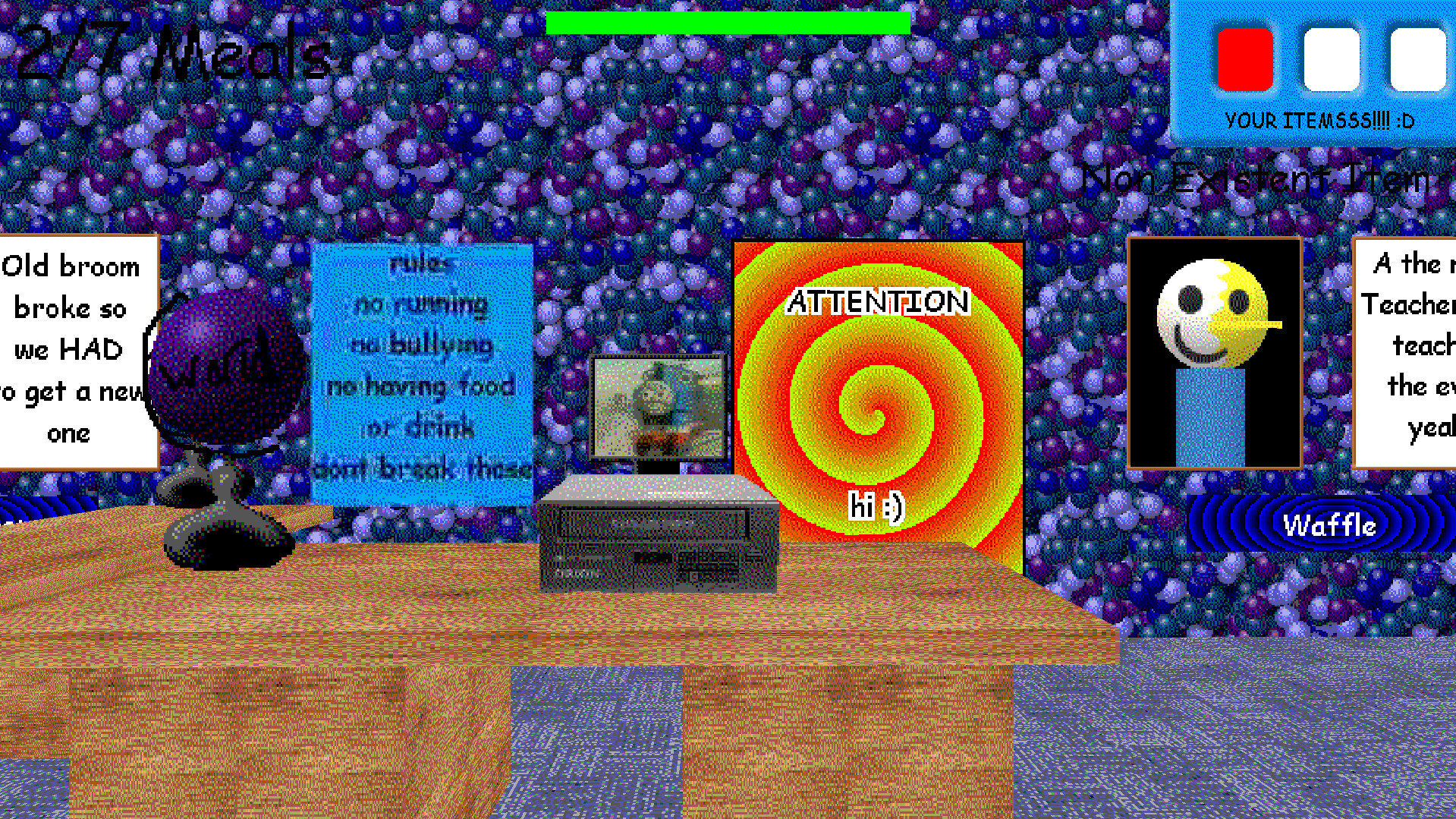 Waffle's Amazing Search For A Perfect Meal Mod for Baldi's Basics ...