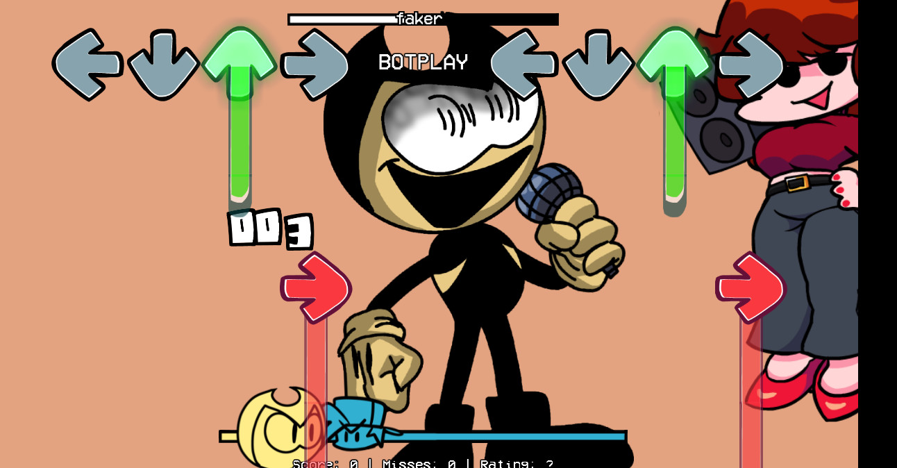 Vs.Faker Bendy Mod for Friday Night Funkin' | FNF Mods