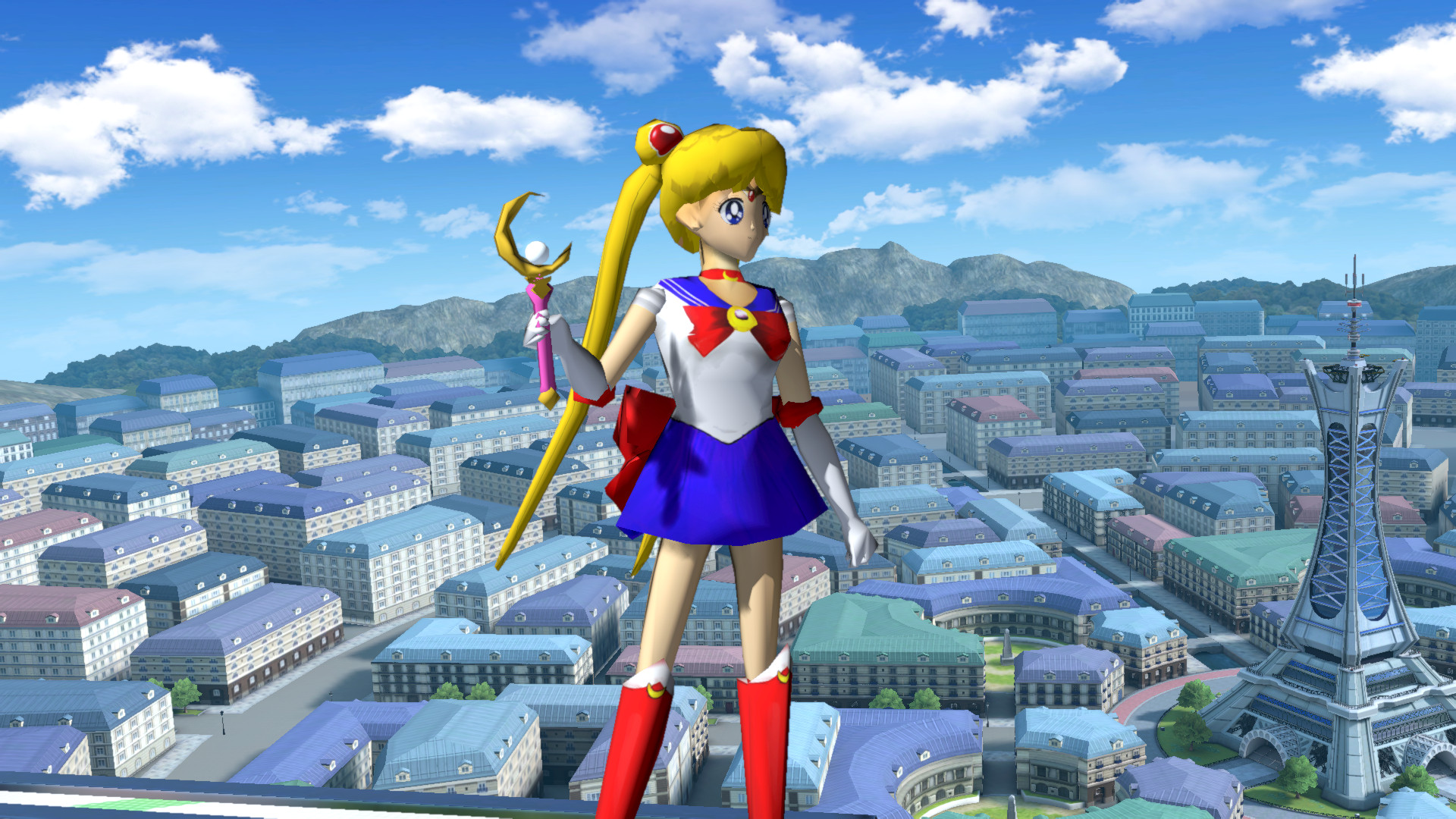 Sailor Moon Serena over Palutena Mod for Super Smash Bros. Ultimate ...