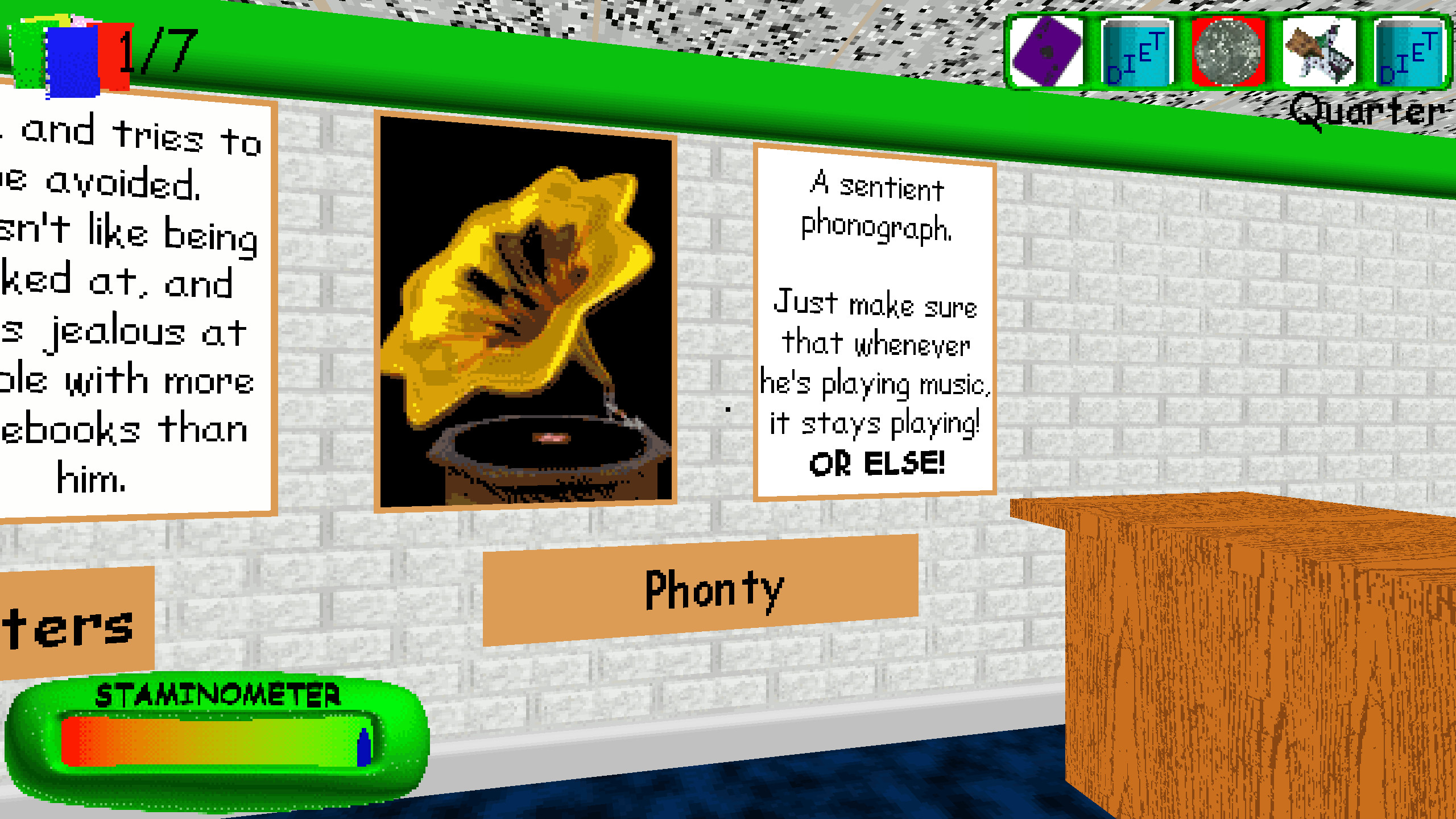 (0.11.X) Phonty in BB+ Mod for Baldi's Basics | Baldi Mods