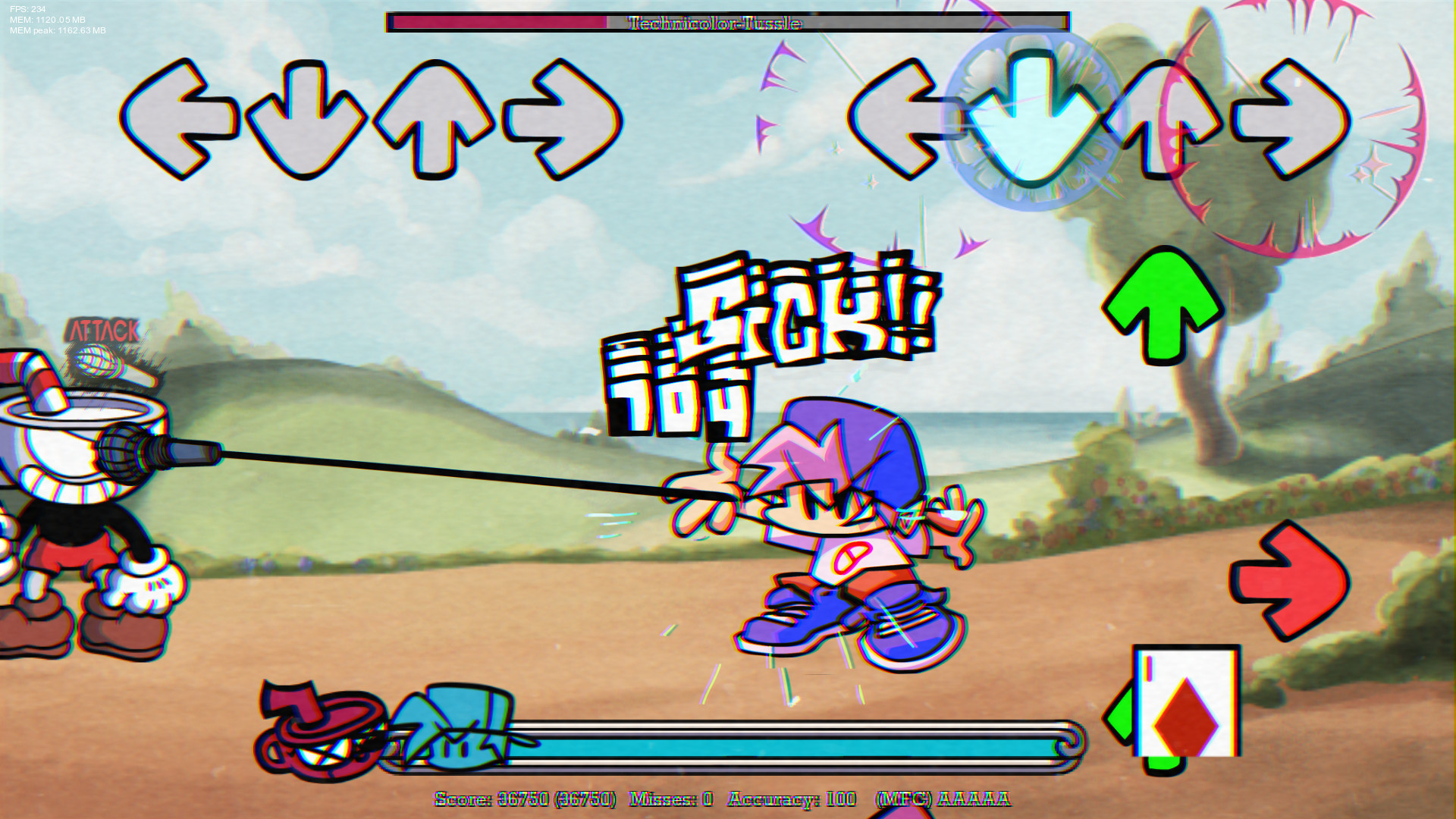 Indie Cross BF Bsides Skin Mod for Friday Night Funkin' | FNF Mods