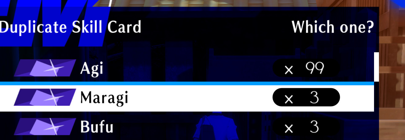 Infinite Skill Cards Duplication Mod for Persona 3 Reload | P3R Mods