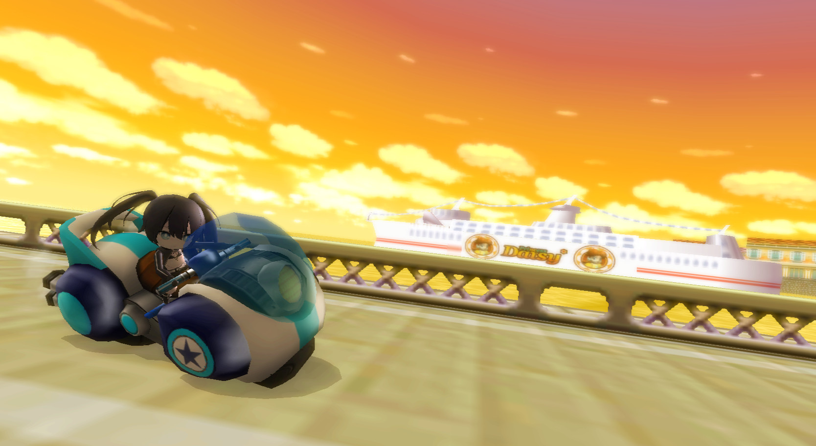 Chibi Black Rock Shooter (PGR) Mod for Mario Kart Wii | MKWii Mods
