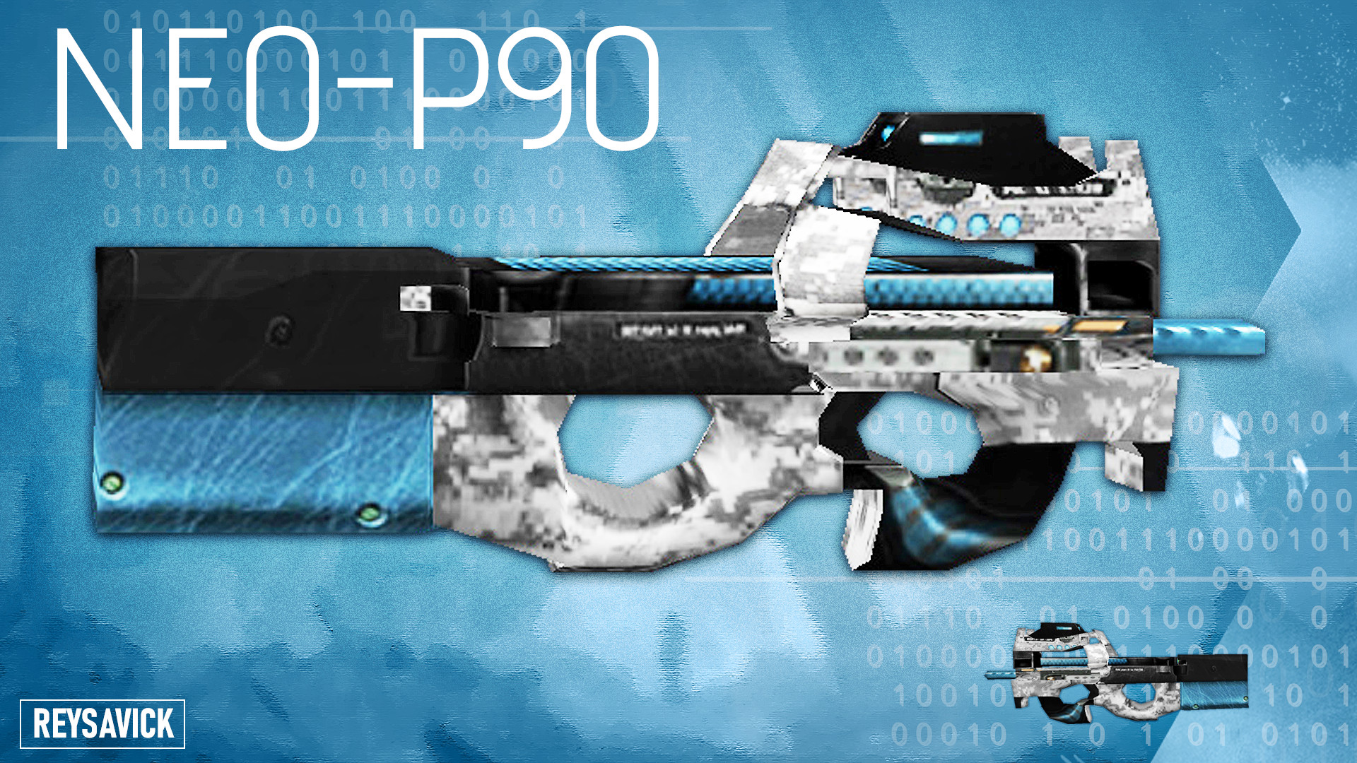 NEO-Futura P90 Mod for Counter-Strike 1.6 | CS1.6 Mods