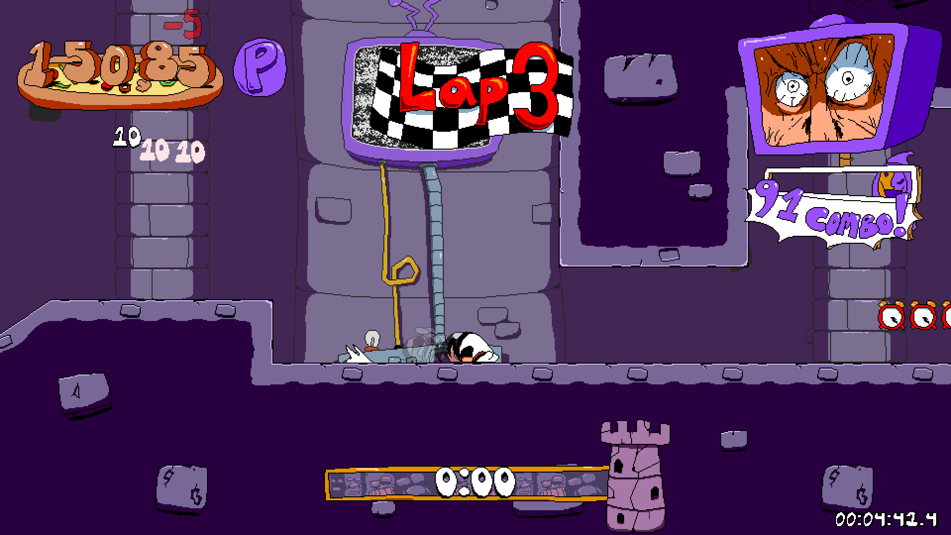 Lap 3: Lapped From The Past! Mod for Pizza Tower | PT Mods