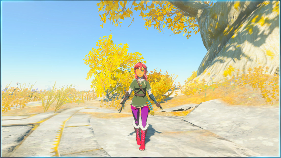 Linkle's Colorful Snow Boots Mod for The Legend of Zelda: Tears of the ...