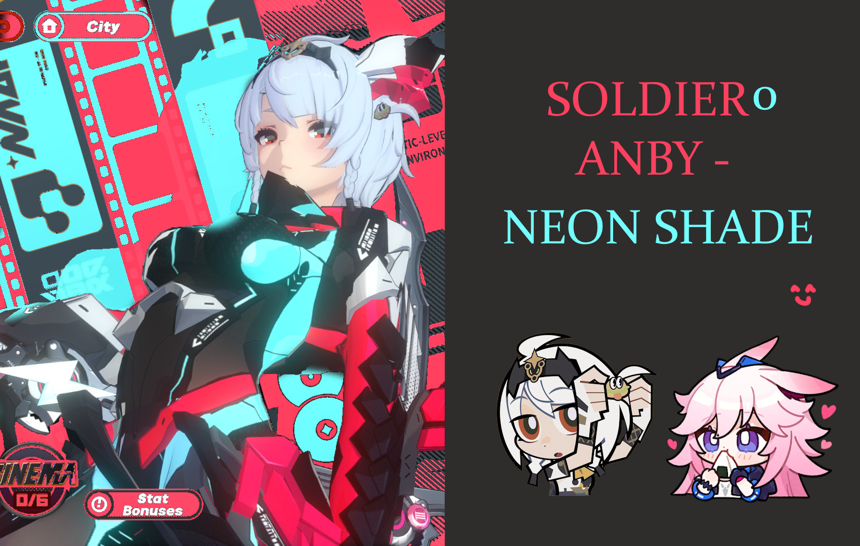Neon Shade Anby 0 Mod for Zenless Zone Zero | ZZZ Mods