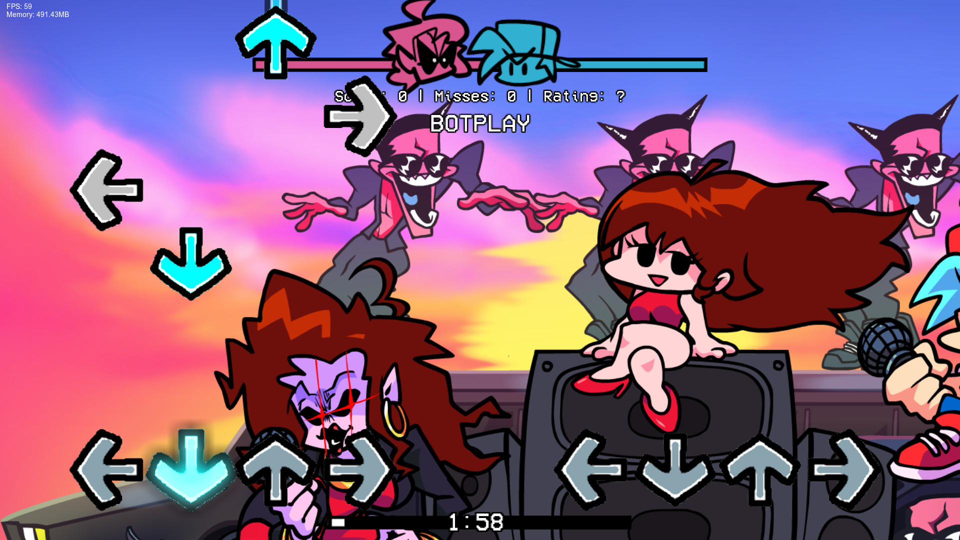 MS Paint noteskin Mod for Friday Night Funkin' | FNF Mods