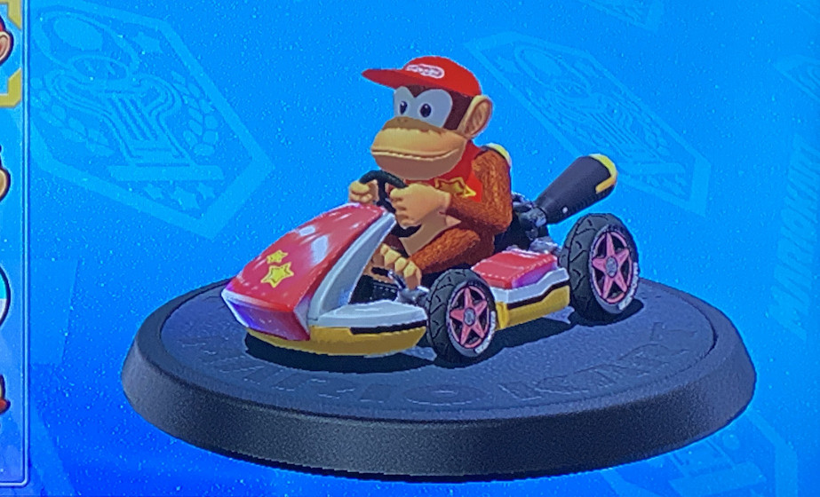 Diddy Kong over Pink Gold Peach Mod for Mario Kart 8 | MK8 Mods