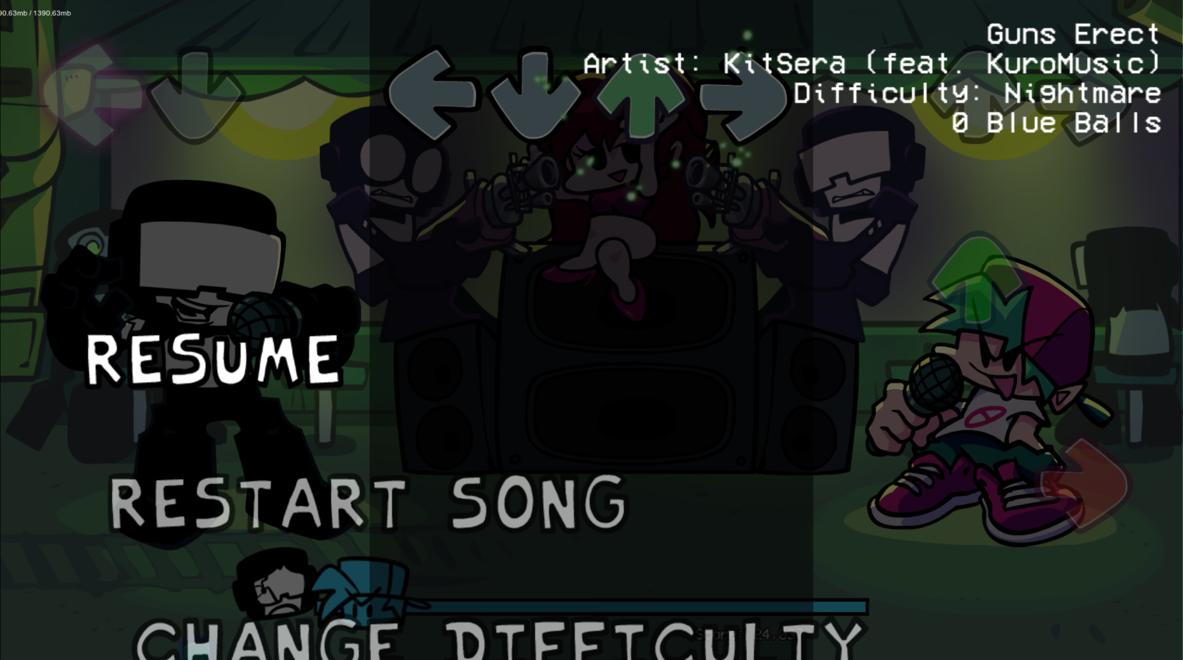 Guns Erect v-slice Mod for Friday Night Funkin' | FNF Mods