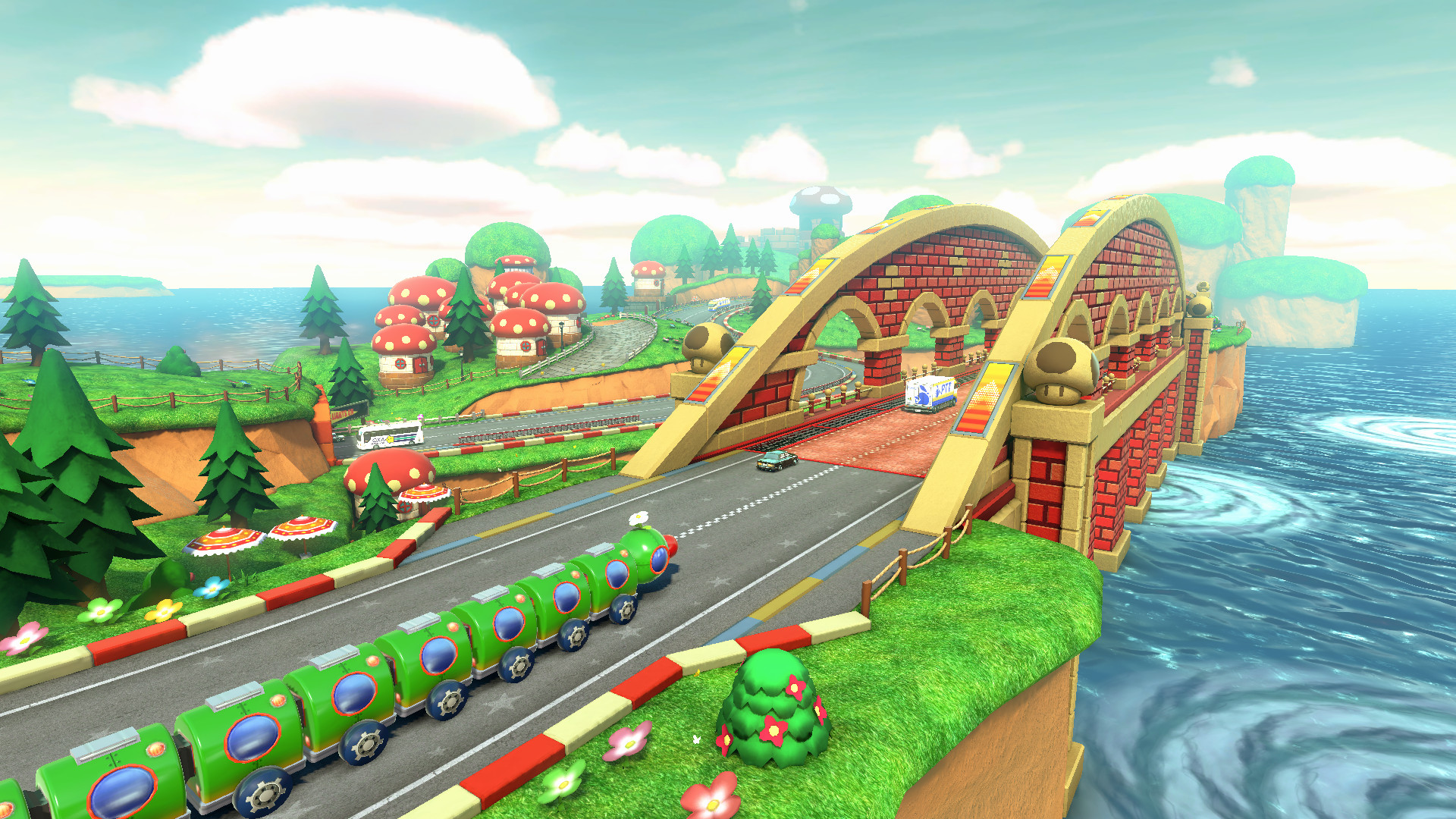GCN Mushroom Bridge Mod for Mario Kart 8 Deluxe | MK8D Mods