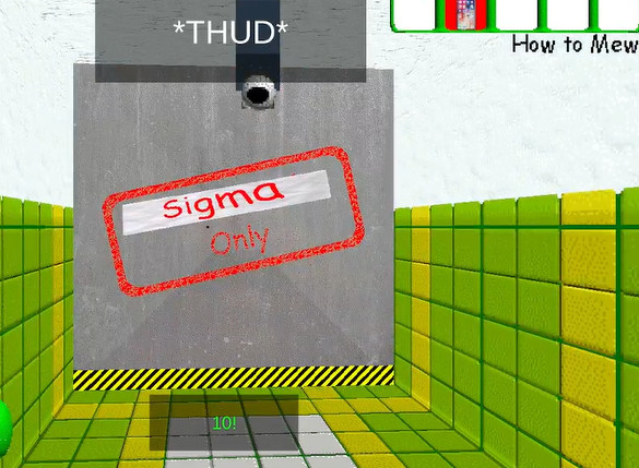 How to Mew as a Sigma Mod for Baldi's Basics | Baldi Mods