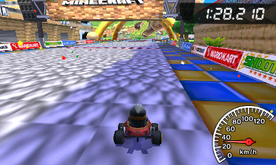 minecraft texture toad curcuit Mod for Mario Kart 7 | MK7 Mods